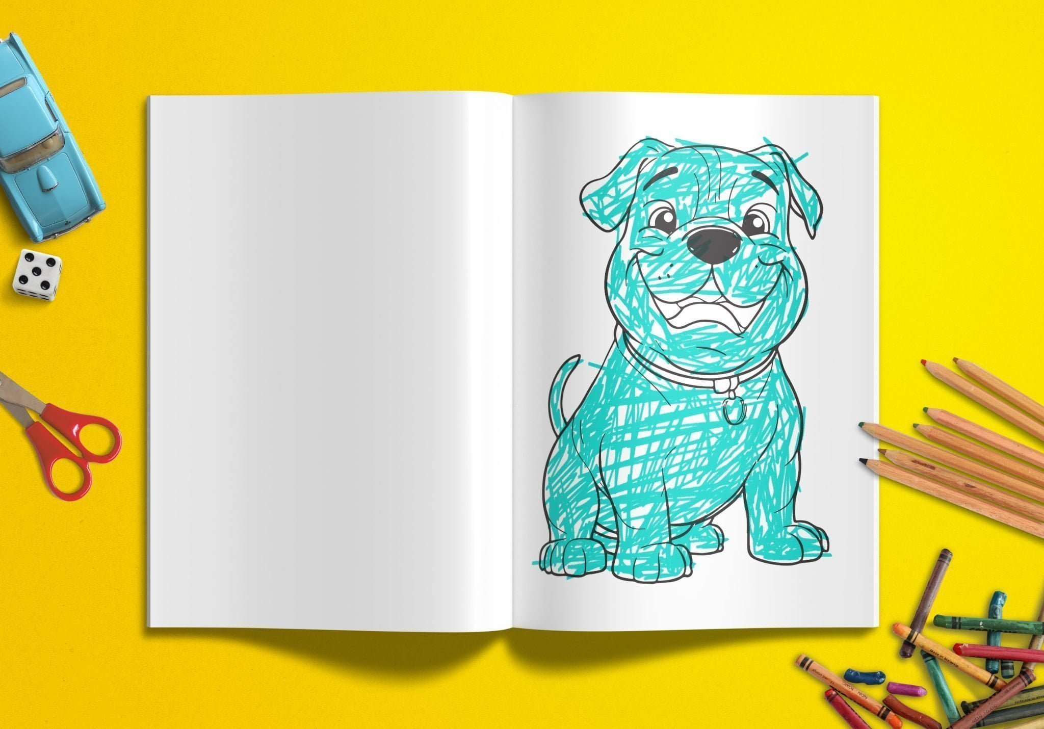 Animals Colouring Book for Toddlers - Captain Colouring Book