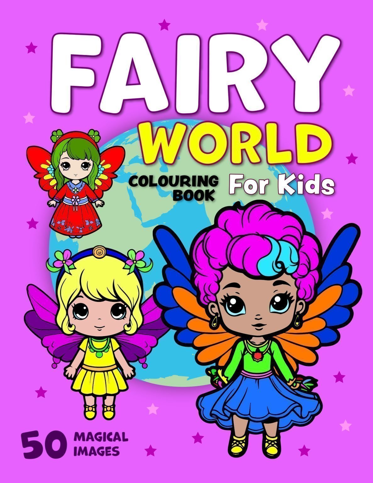 Fairy World Colouring Book for Kids - Captain Colouring Book