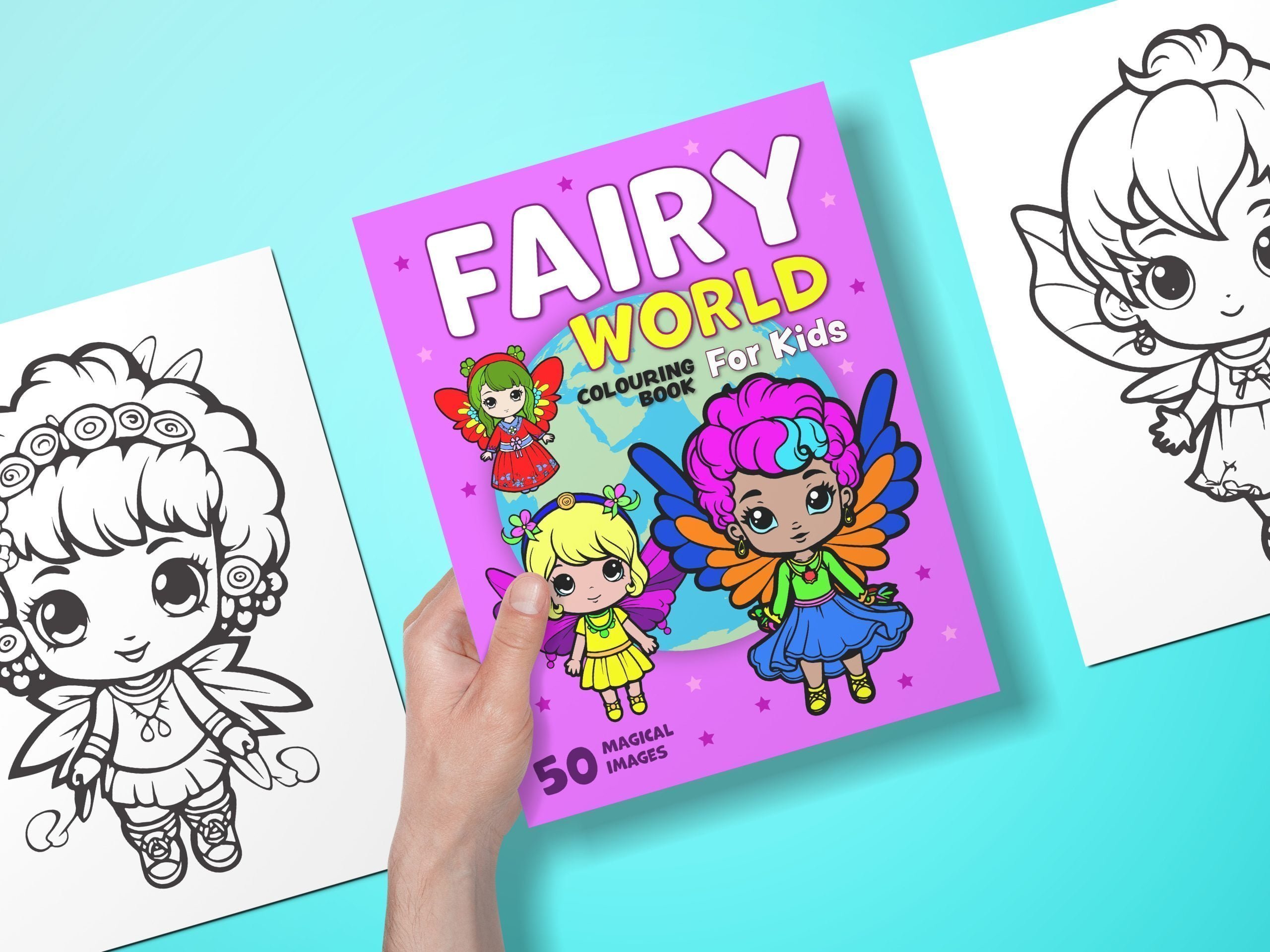 Fairy World Colouring Book for Kids - Captain Colouring Book