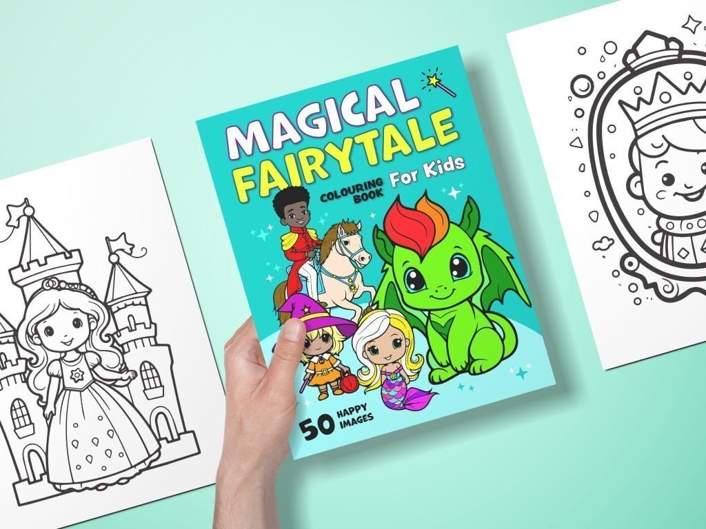 Magical Fairytale Colouring Book for Kids - Captain Colouring Book