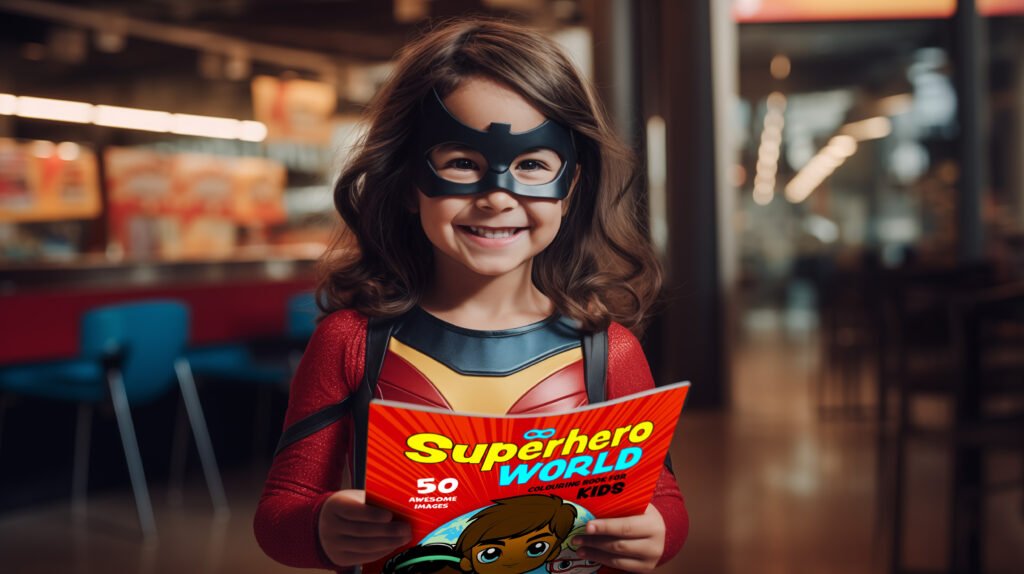 Superhero World Coloring Book for Kids - Captain Colouring Book