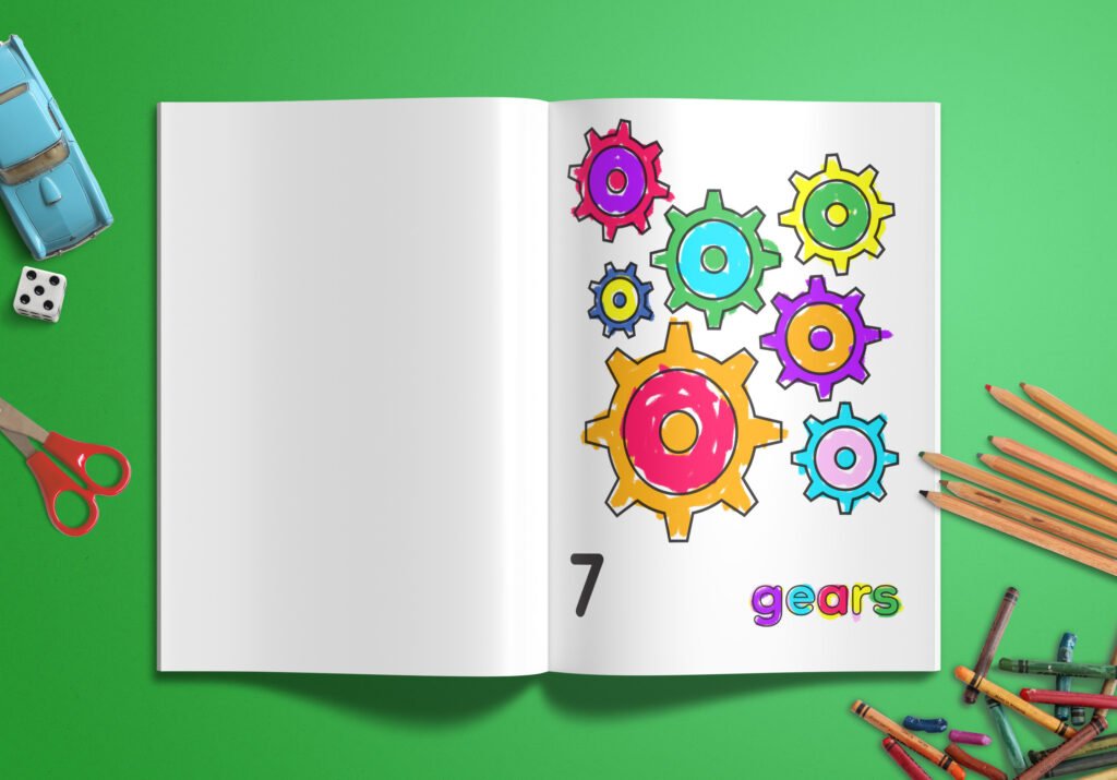 ABC 123 Big First Colouring Book for Toddlers - Captain Colouring Book