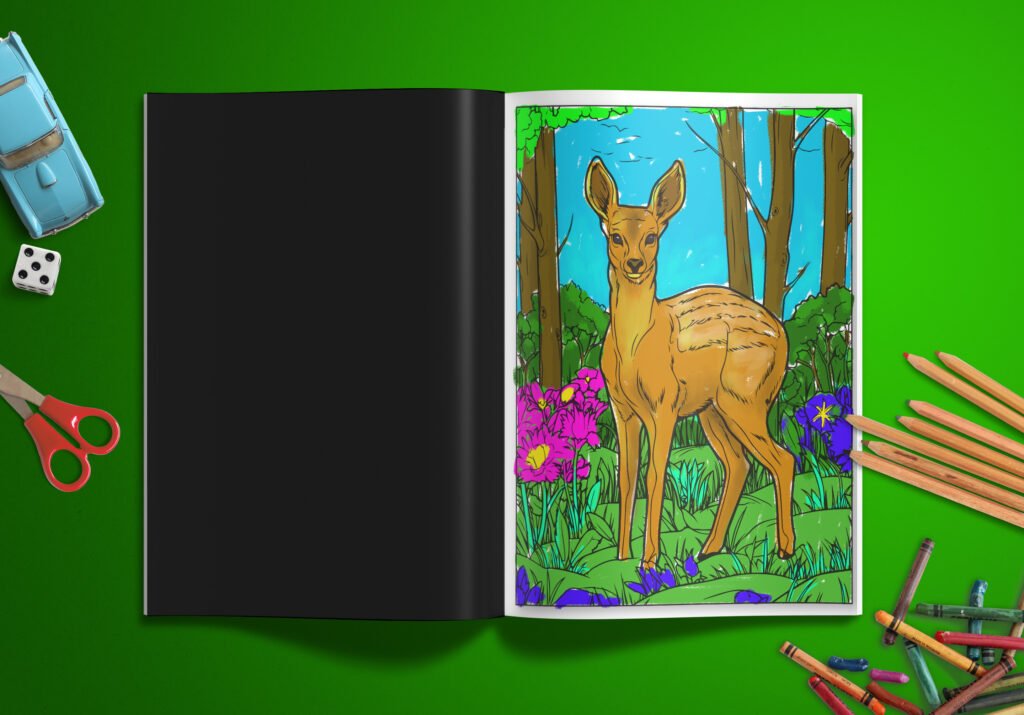 Animal Country Colouring Book for Kids - Captain Colouring Book