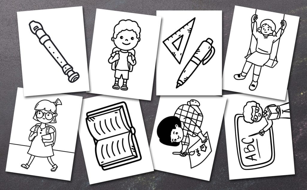Super School Easy Colouring Book for Kids - Captain Colouring Book