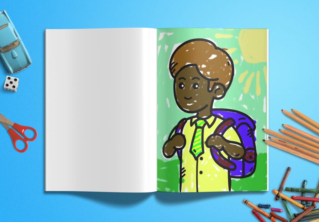 Super School Easy Colouring Book for Kids - Captain Colouring Book