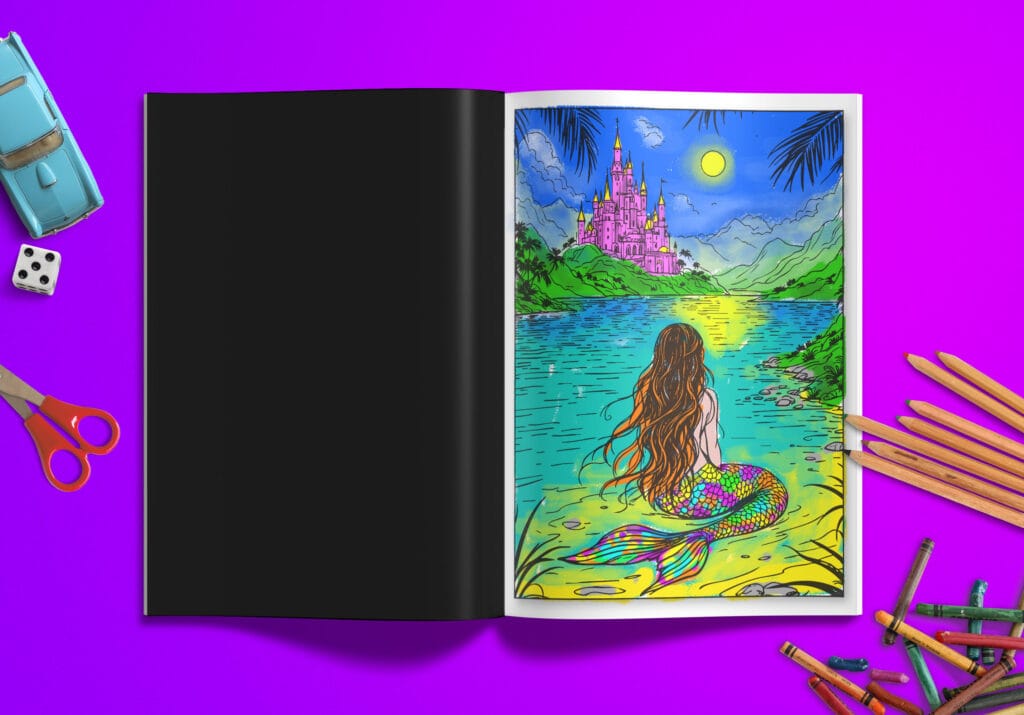 Mermaid Colouring Book for Kids - Captain Colouring Book